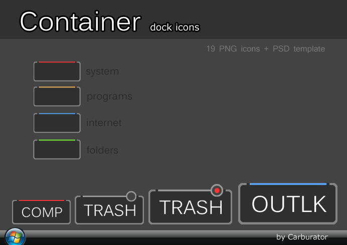 Container dock icons by Carburator on DeviantArt