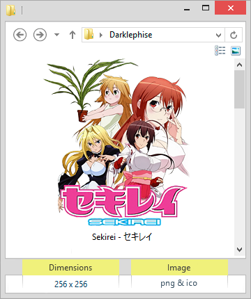 Sekirei - Anime Icon by Darklephise on DeviantArt