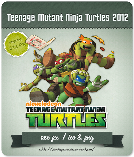 TMNT 2012 - Serie Icon by Darklephise on DeviantArt