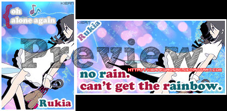 Rukia Avatar and Sign Set by KibanKurosaki on DeviantArt
