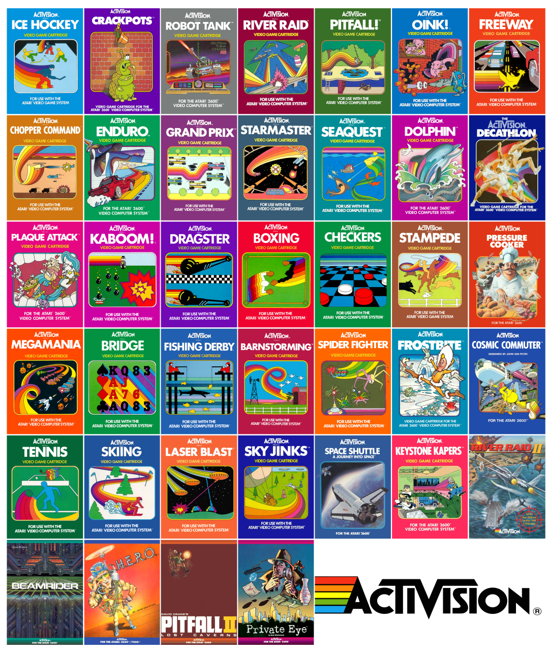 Activision Atari 2600 poster by fuzznec on DeviantArt
