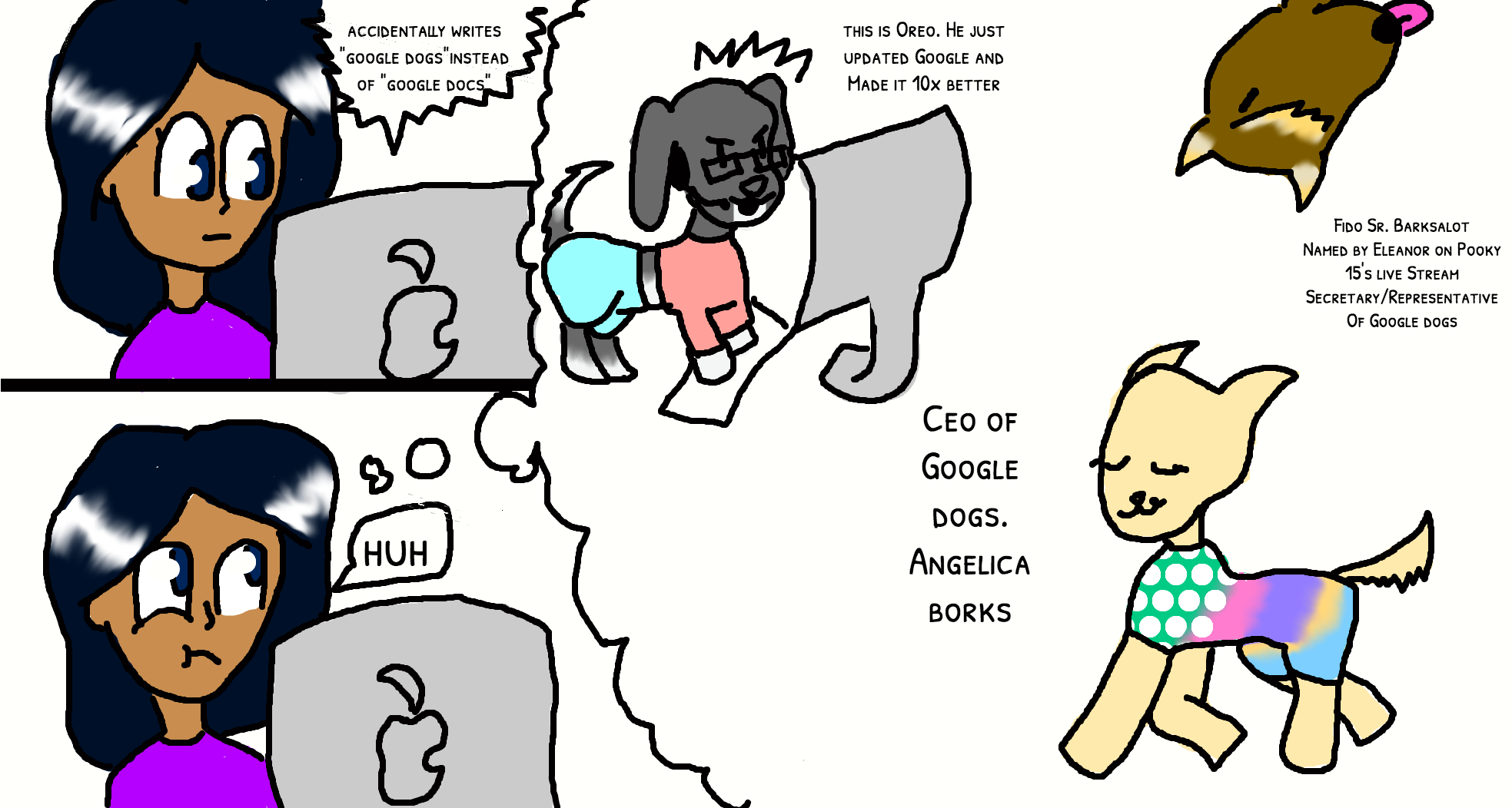 Google dogs by Oreo1107 on DeviantArt