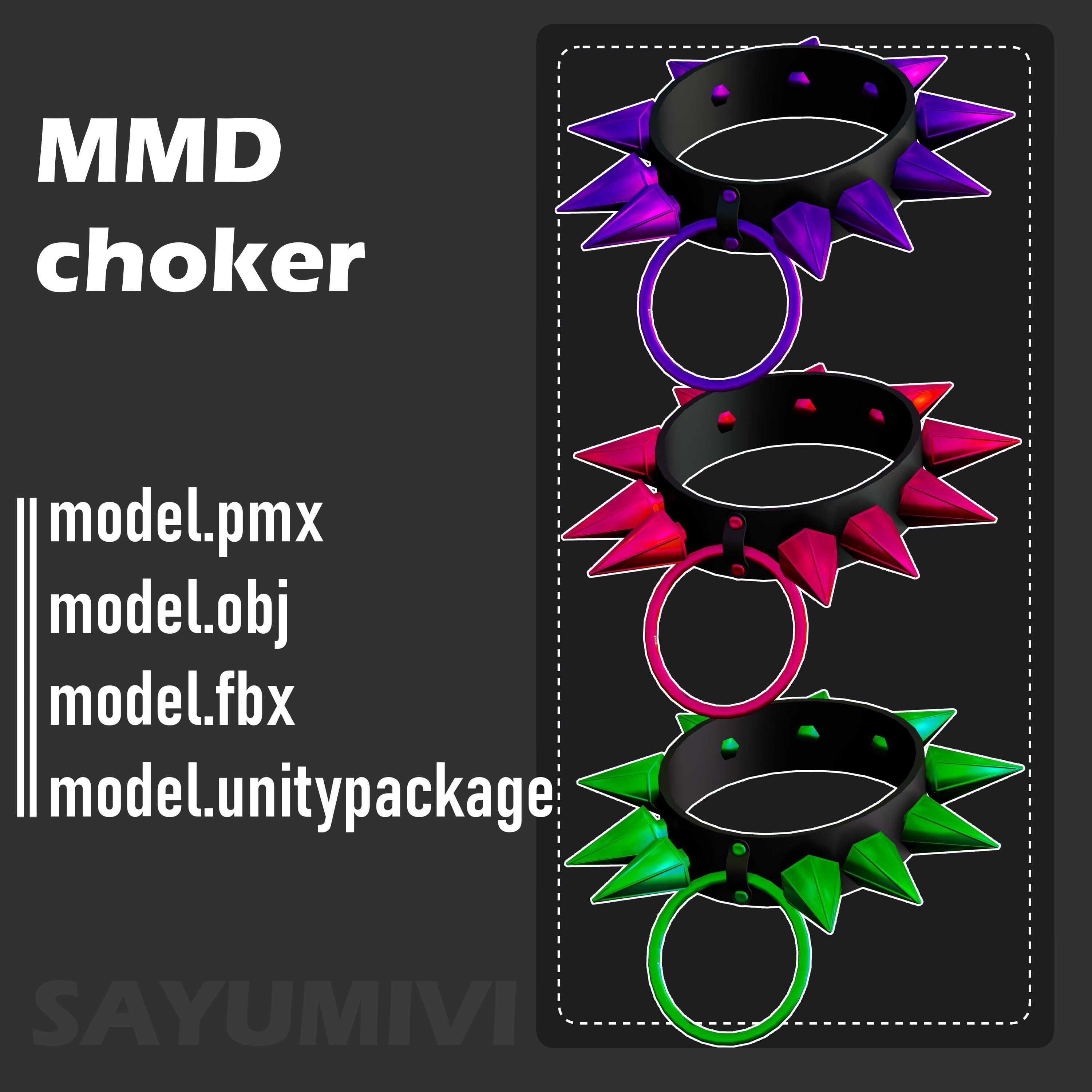 |MMD + VRM| CHOKER DL by SAYUMIVI on DeviantArt