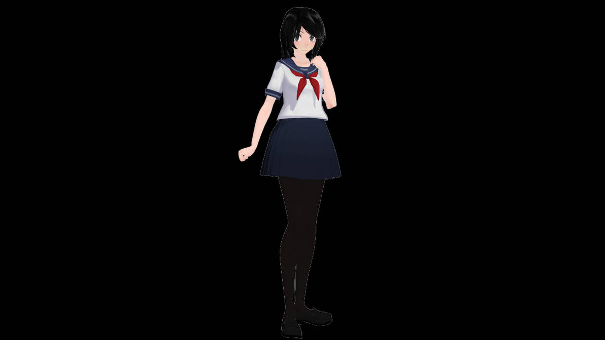 YandereSim Ayano Aishi || Model Dl by Neko-Marie on DeviantArt