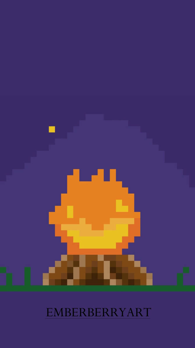 Pixel Art Campfire by EmberberryArt on DeviantArt