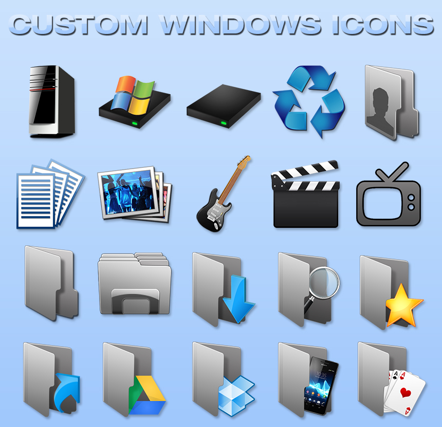 Custom Windows Icons by frewik on DeviantArt