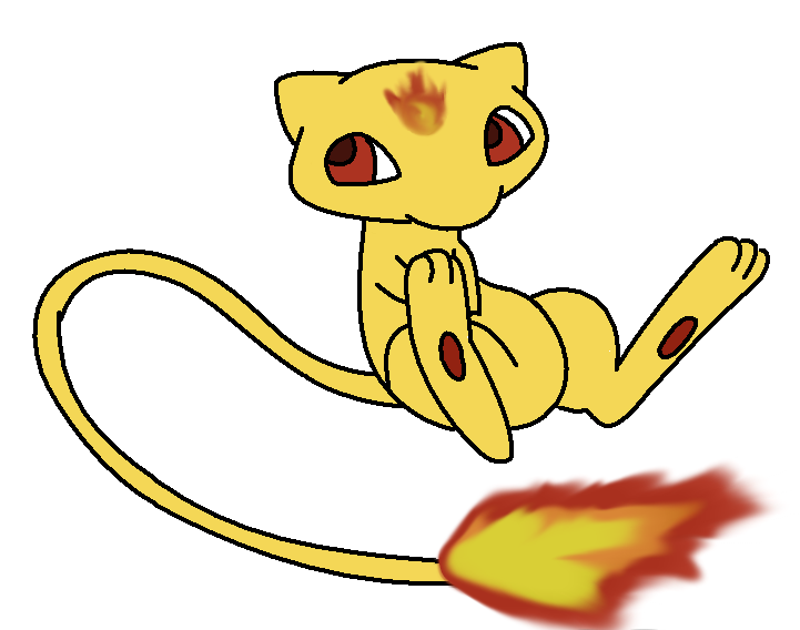 Fire Mew by disney455 on DeviantArt