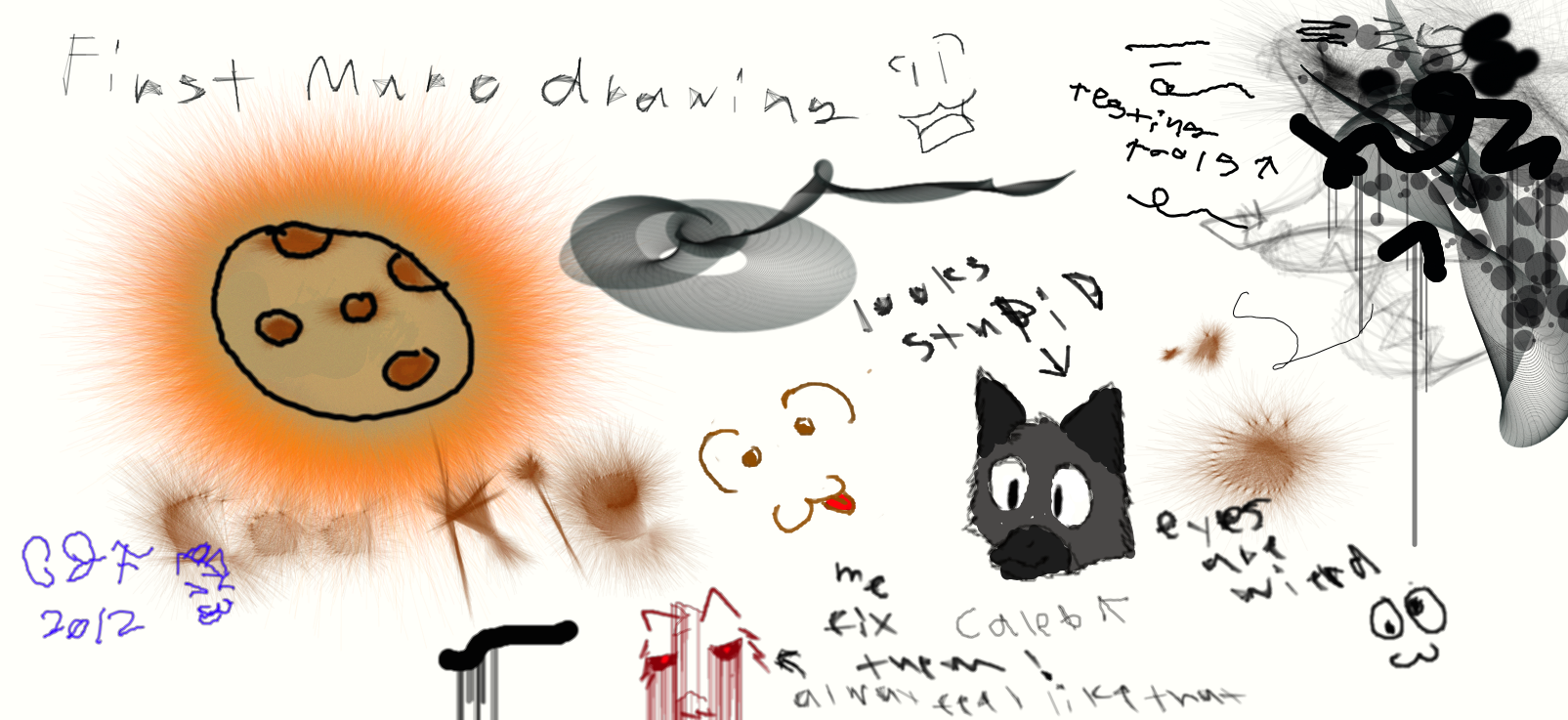 First drawing on MURO by MysteryCJGamer on DeviantArt