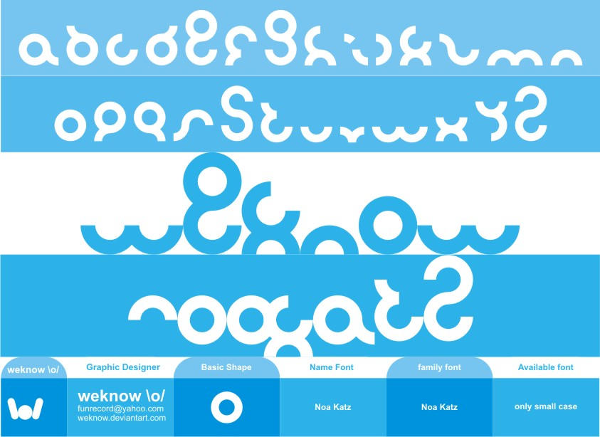 noa katz_font_byweknow by weknow on DeviantArt