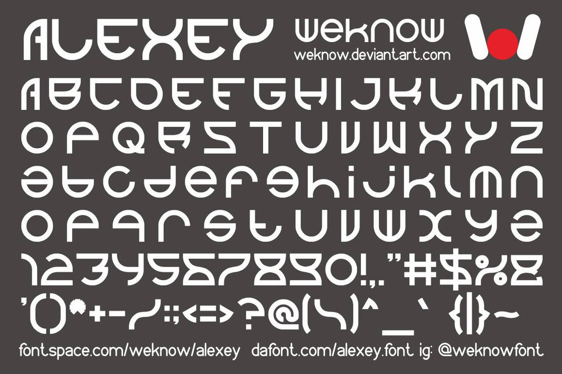 alexey font by weknow on DeviantArt