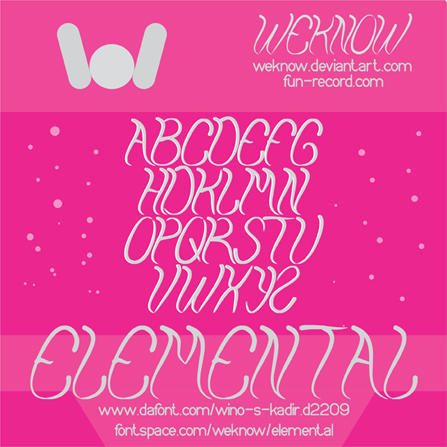 elemental font by weknow by weknow on DeviantArt
