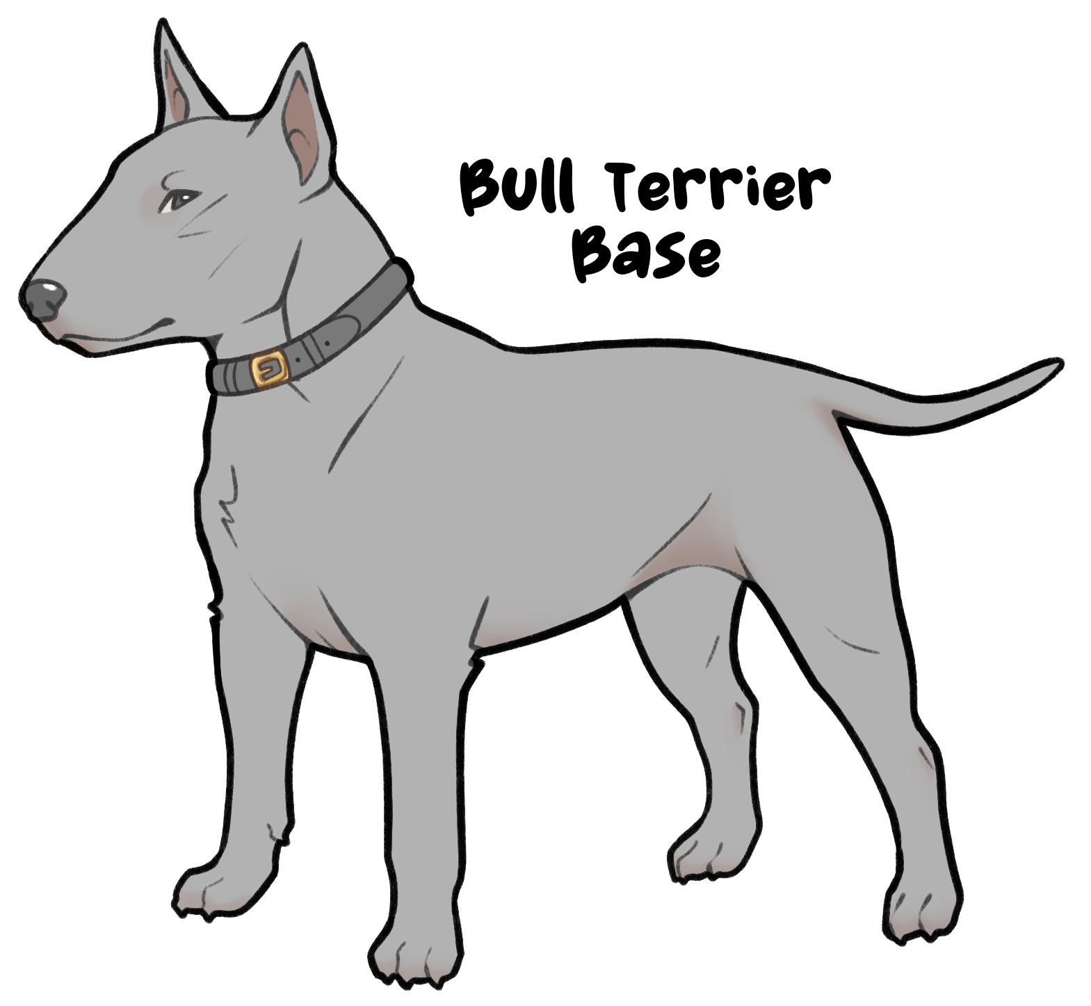 Bull Terrier Base (F2U) by mariposa-acres on DeviantArt