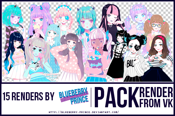 Pack Render from VK by Blueberry-Prince by Blueberry-Prince on DeviantArt