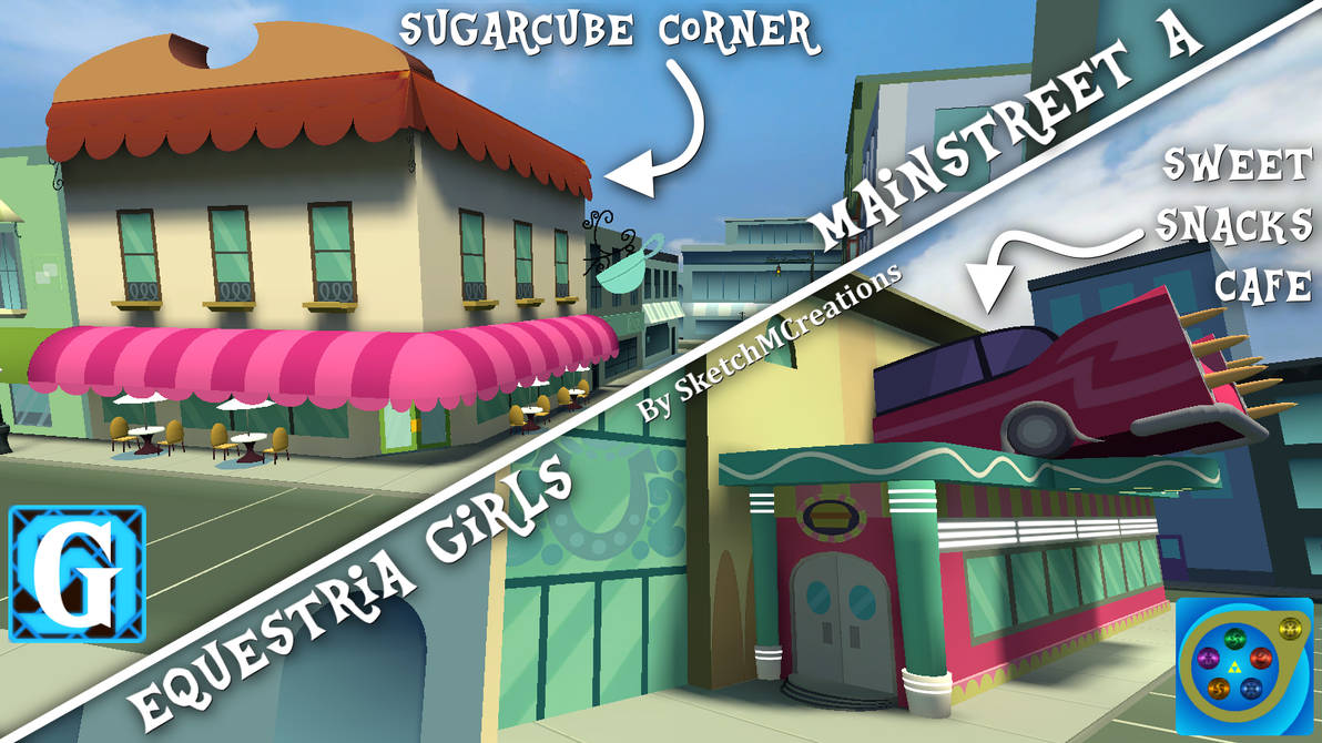 Map - Canterlot City Mainstreet (Part A) by SketchMCreations on DeviantArt