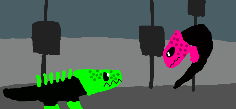 Rainworld: Two Lizards by QuirkHopper on DeviantArt