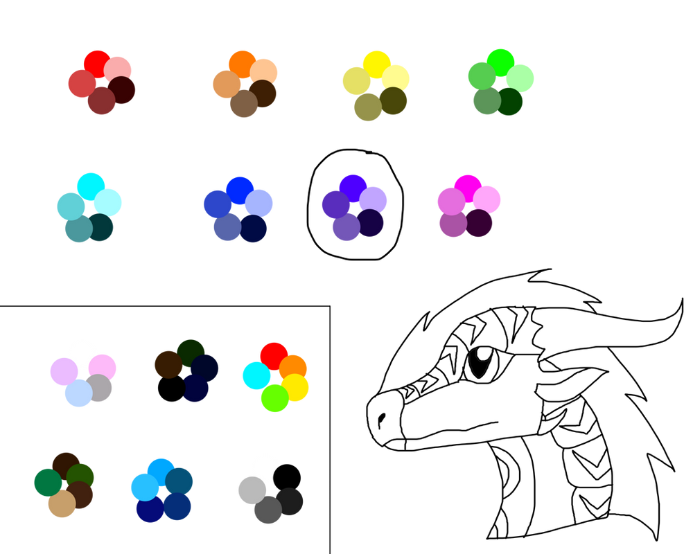 Thunderwing Color Palettes Download by TheStarDragon7 on DeviantArt