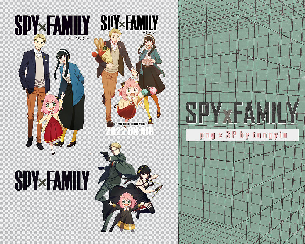 SPYxFAMILY_png*3P_2022.05.07 by tongyin1015 on DeviantArt
