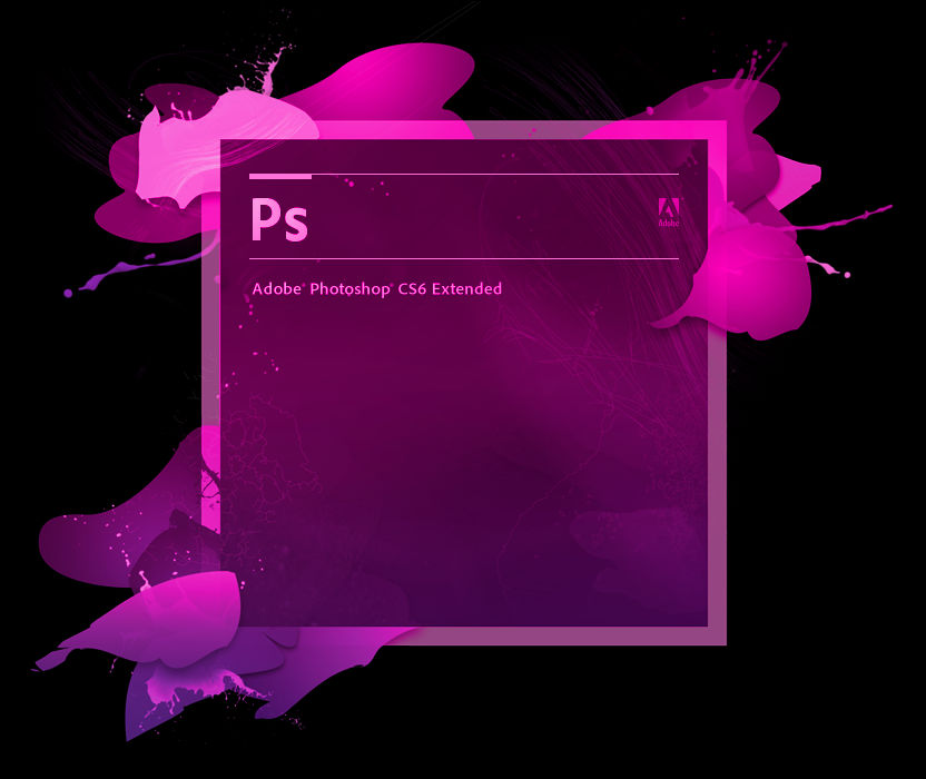 Photoshop CS6 Splash Screen Pink by PapyCZ on DeviantArt