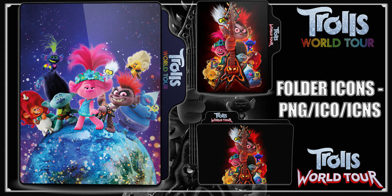 Trolls World Tour (2020) Folder Icons pack by ChrisNeville32 on DeviantArt