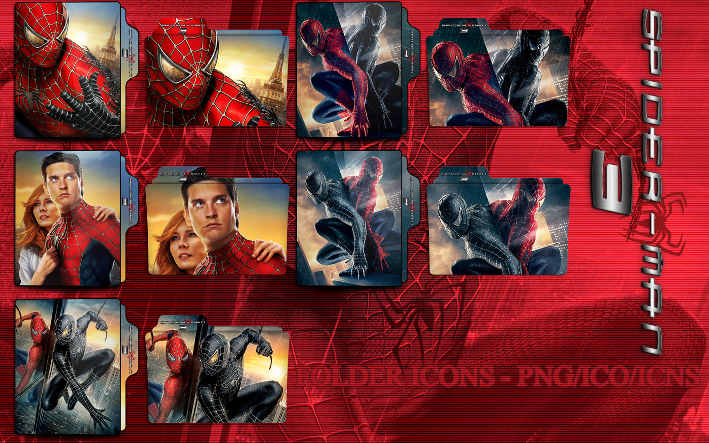 Spider-Man 3 (2007) Folder Icons pack by ChrisNeville32 on DeviantArt