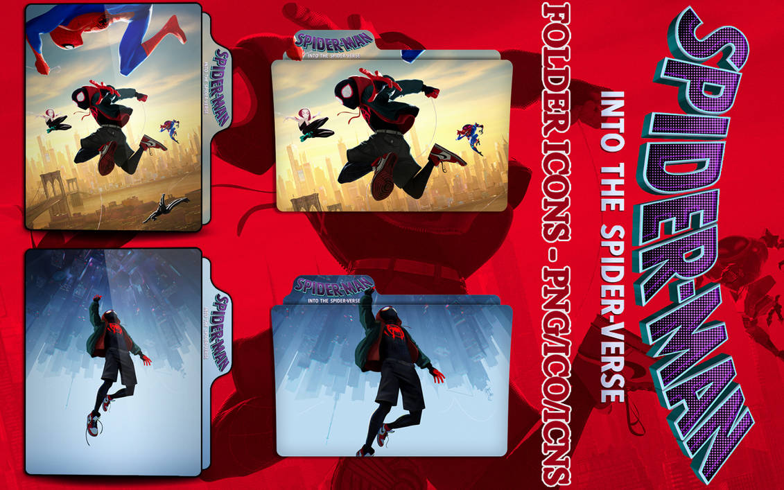 Spider-Man: Into the Spider-Verse (2018) Folders by ChrisNeville32 on ...