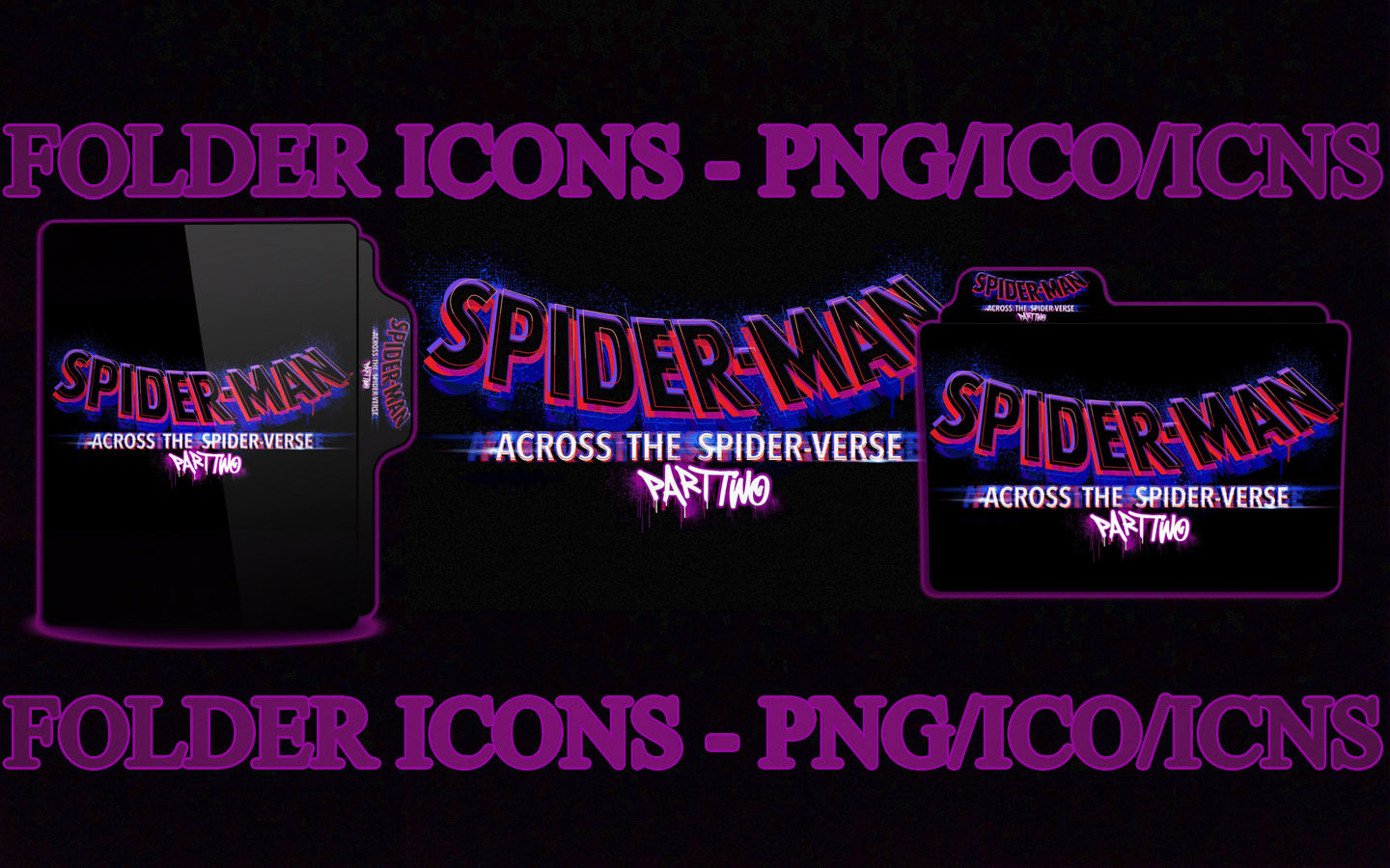 Spider-Man: Across the Spider-Verse (2023) Folders by ChrisNeville32 on ...