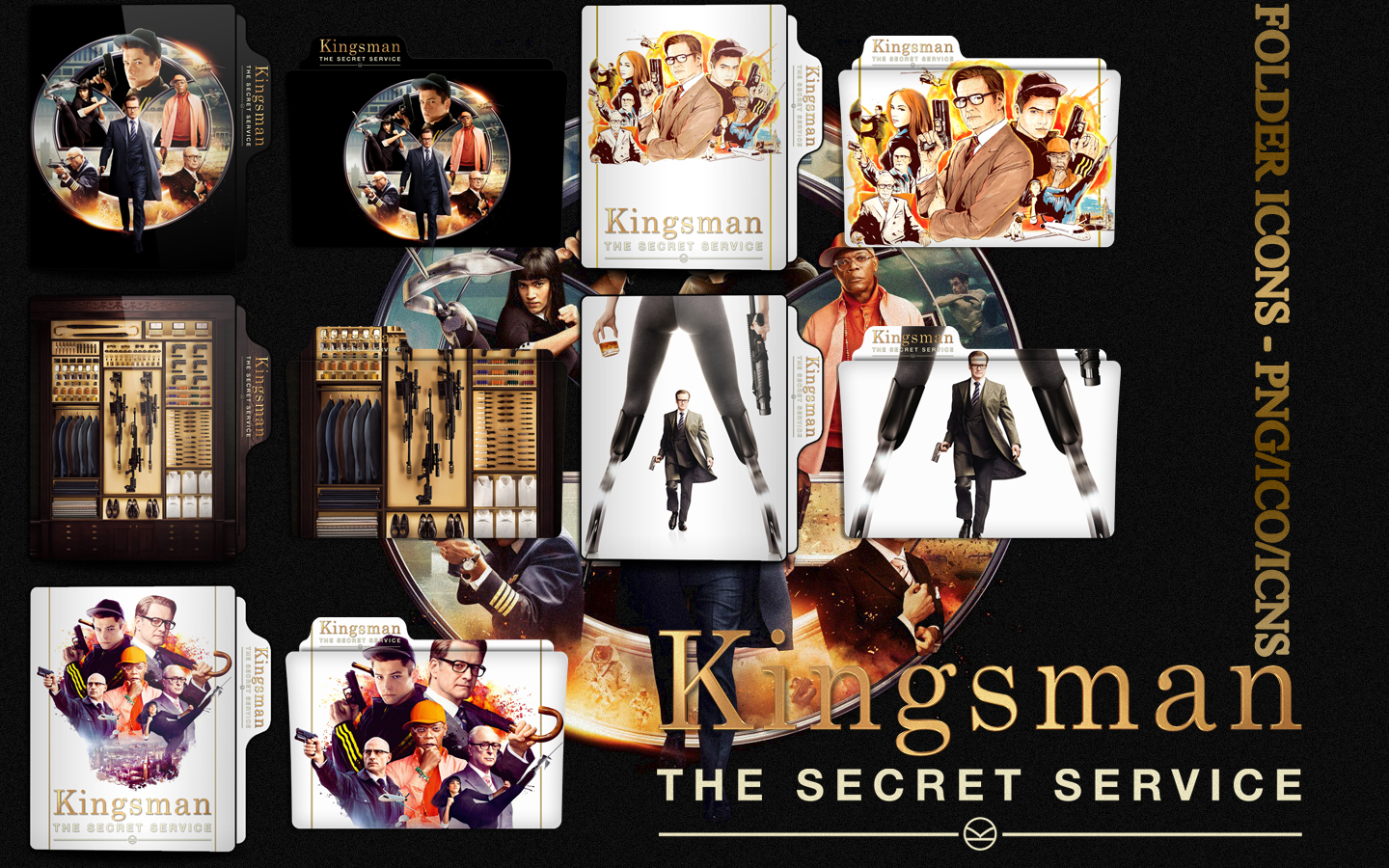 Kingsman: The Secret Service (2015) Folders by ChrisNeville32 on DeviantArt