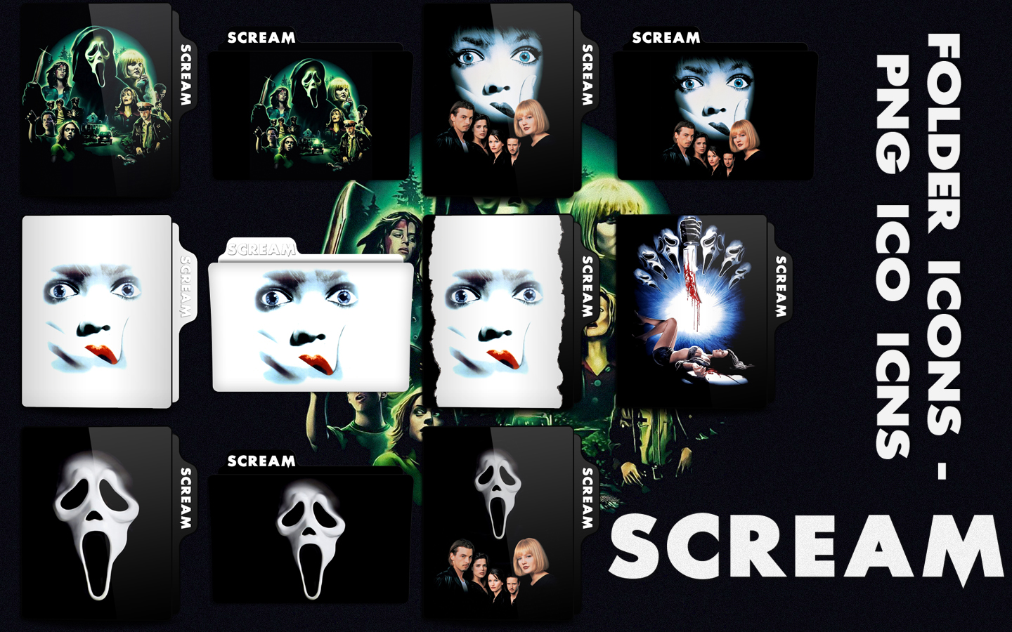 Scream (1996) Folder Icons pack by ChrisNeville32 on DeviantArt