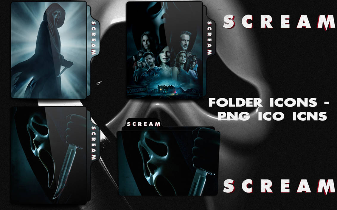 Scream (2022) Folder Icons pack by ChrisNeville32 on DeviantArt