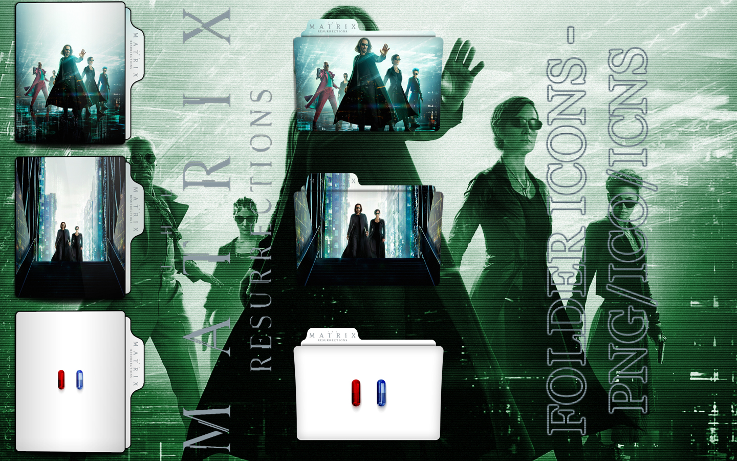 The Matrix Resurrections (2021) Folder Icons pack by ChrisNeville32 on ...