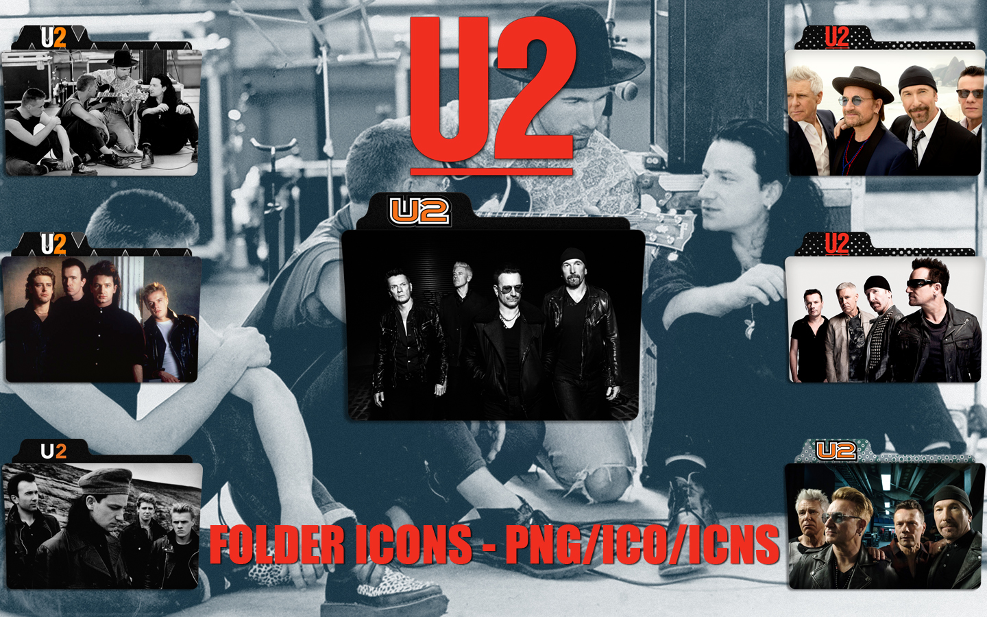 U2 Folder Icons pack by ChrisNeville32 on DeviantArt