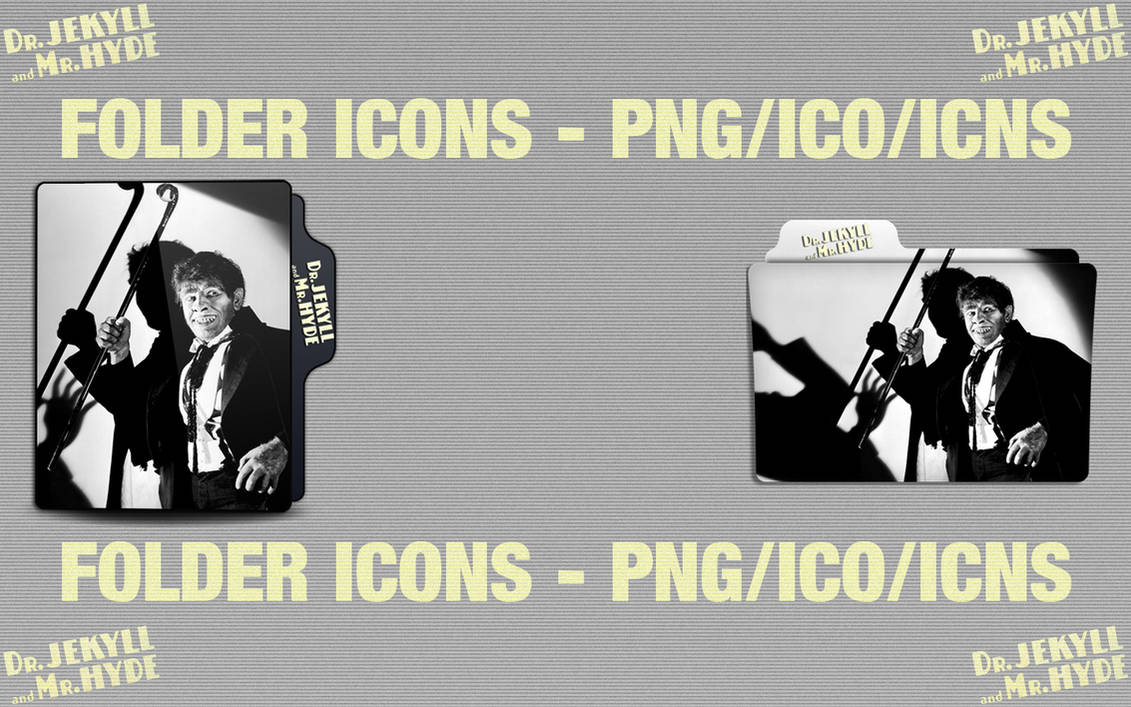 Dr. Jekyll and Mr. Hyde (1931) Folder Icons pack by ChrisNeville32 on ...