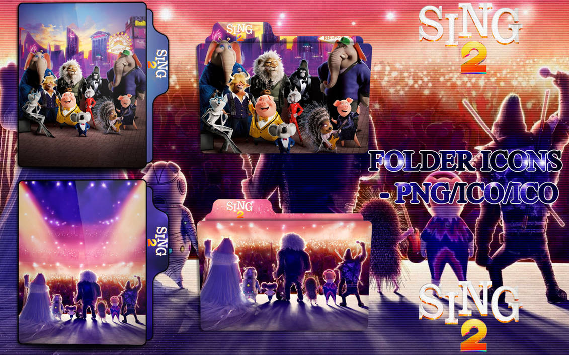 Sing 2 (2021) Folder Icons pack by ChrisNeville32 on DeviantArt