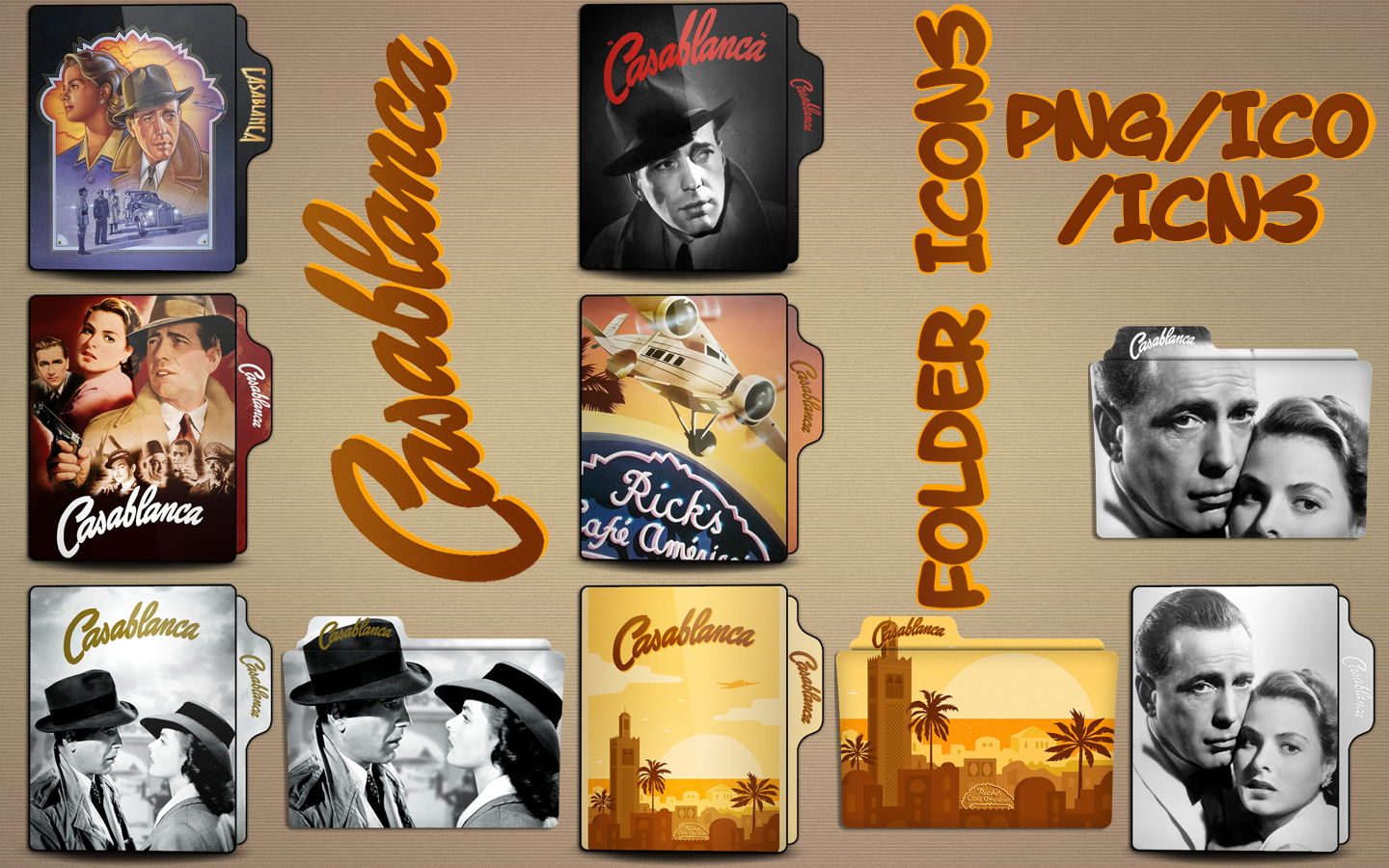 Casablanca (1942) Folder Icons pack by ChrisNeville32 on DeviantArt
