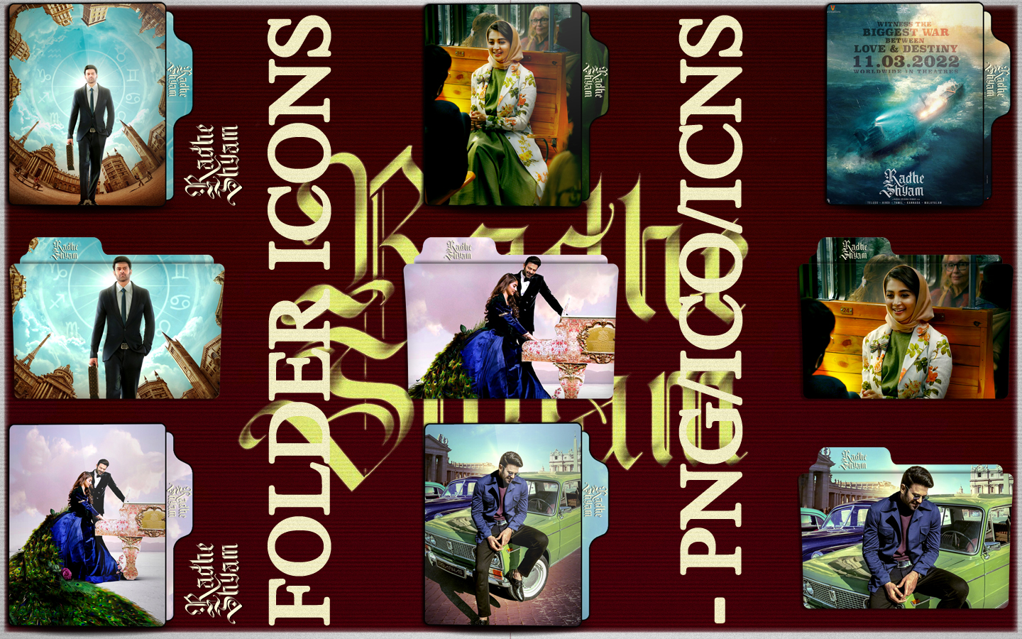 Radhe Shyam (2022) Folder Icons pack by ChrisNeville32 on DeviantArt
