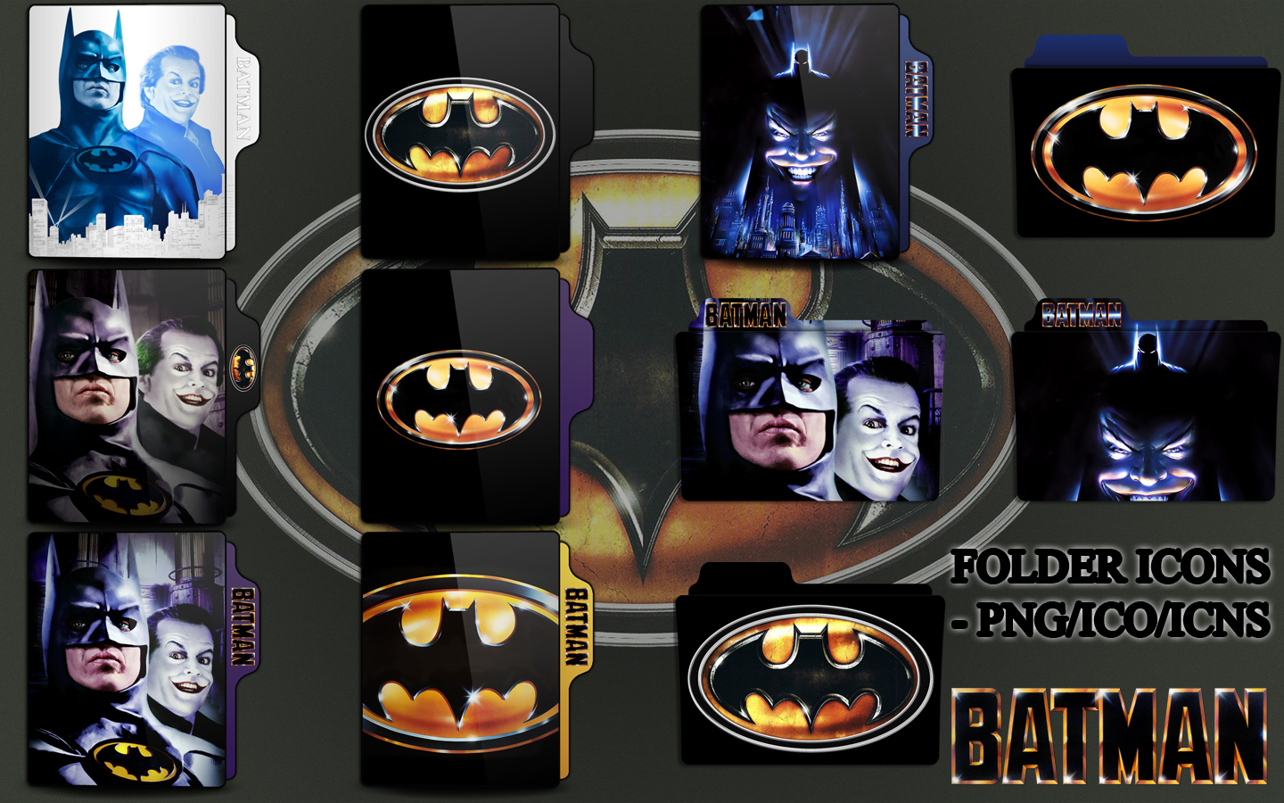 Batman (1989) Folder Icons pack by ChrisNeville32 on DeviantArt