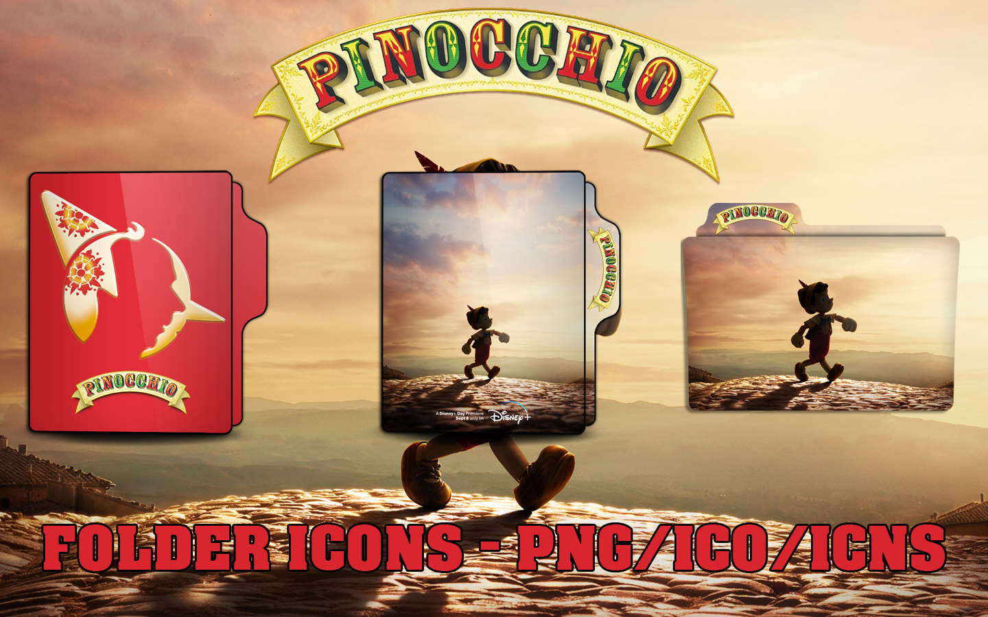 Pinocchio (2022) Folder Icons pack by ChrisNeville32 on DeviantArt