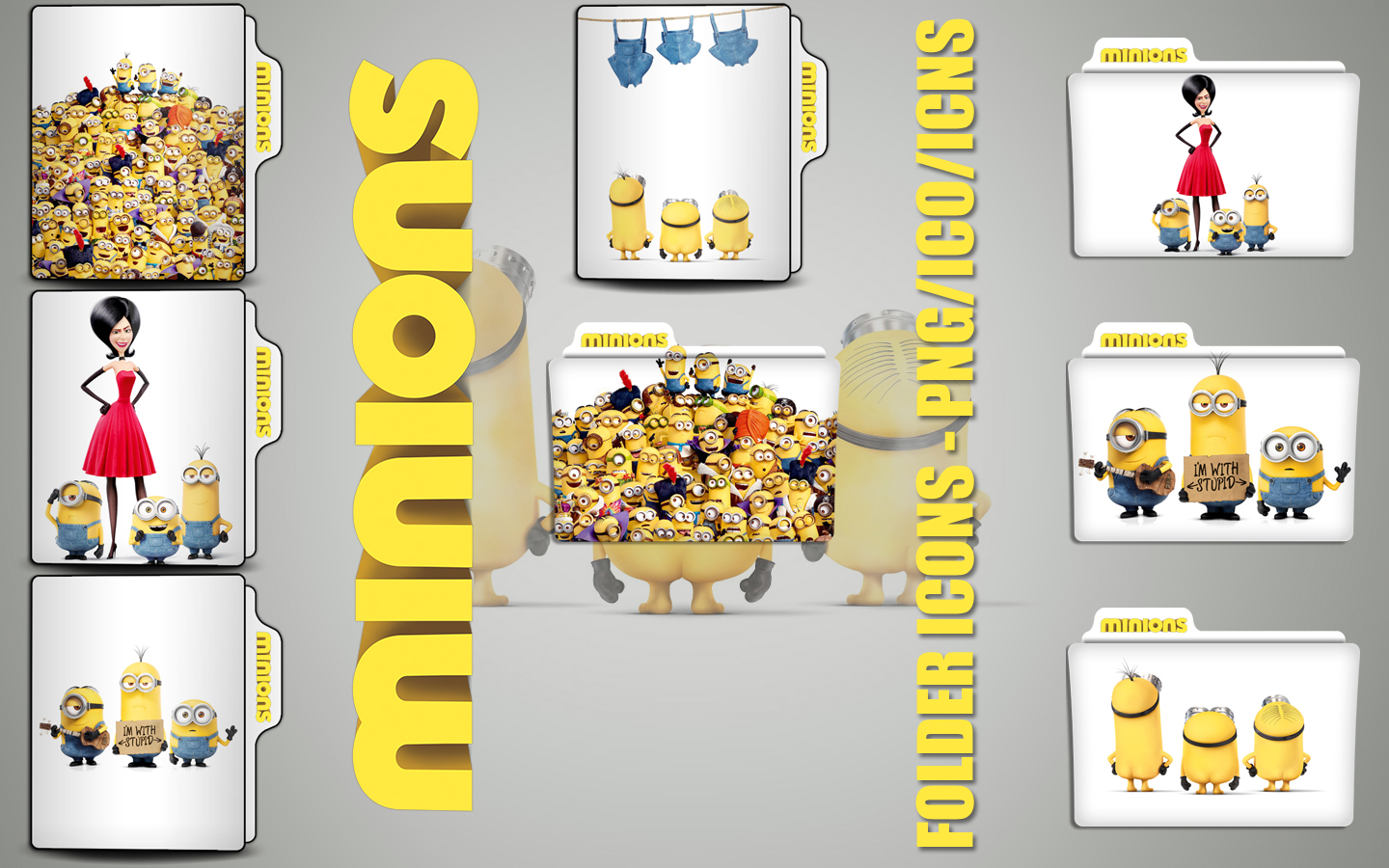 Minions (2015) Folder Icons pack by ChrisNeville32 on DeviantArt