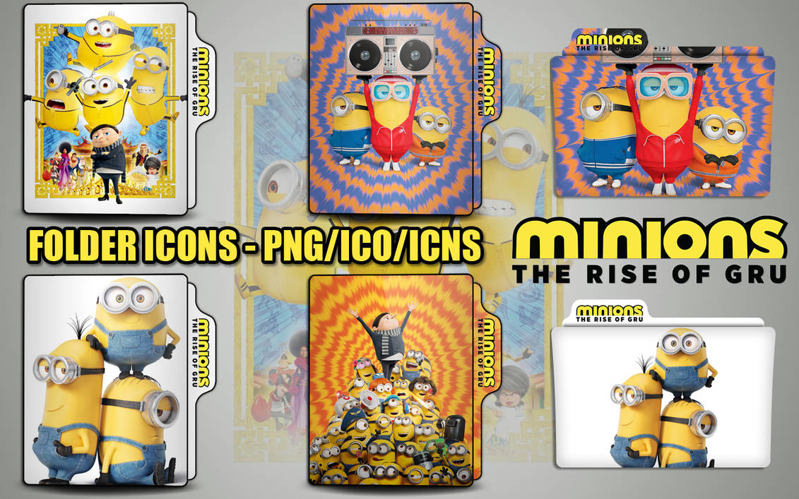 Minions: The Rise of Gru (2022) Folder Icons pack by ChrisNeville32 on DeviantArt
