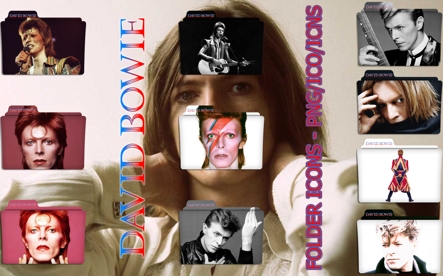 David Bowie Folder Icons pack by ChrisNeville32 on DeviantArt