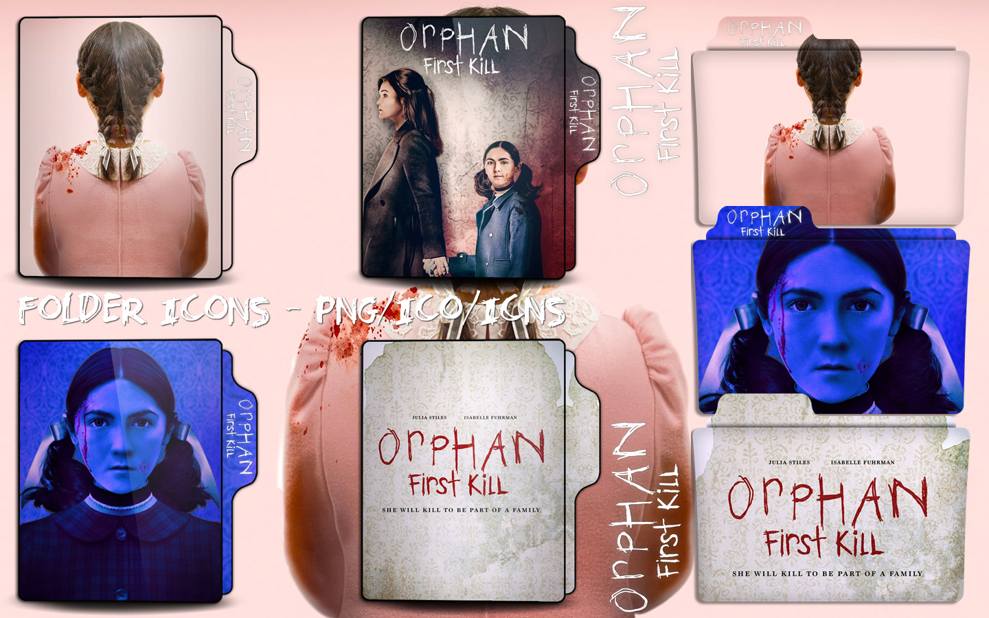 Orphan: First Kill (2022) Folder Icons pack by ChrisNeville32 on DeviantArt