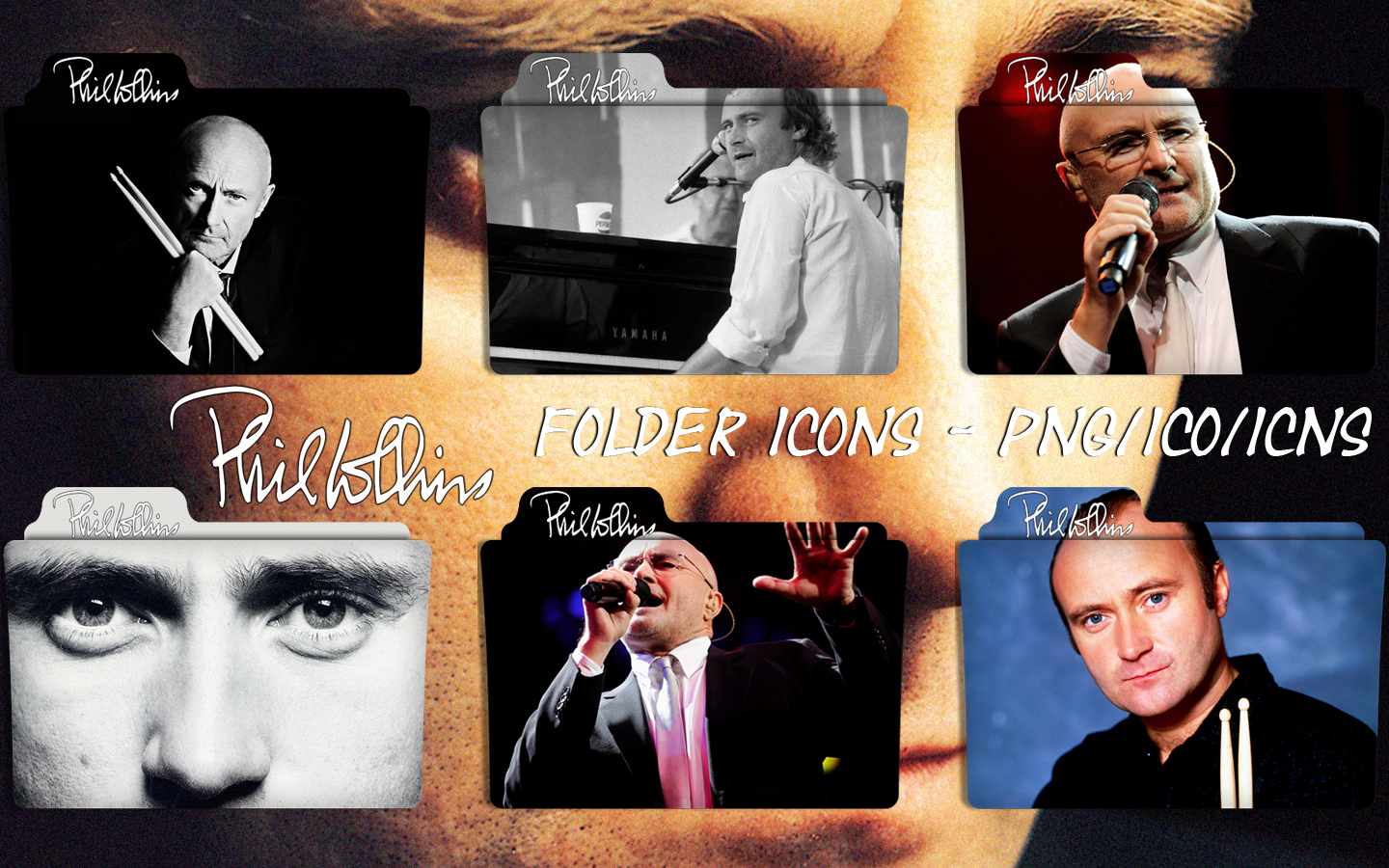 Phil Collins Folder Icons pack by ChrisNeville32 on DeviantArt