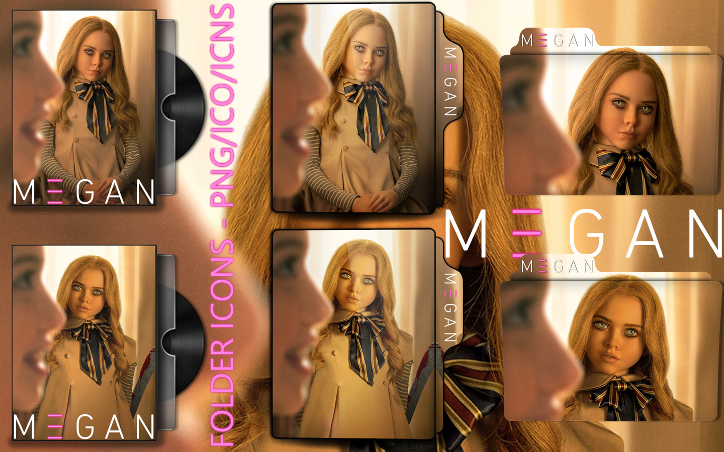 M3GAN (2022) Folder Icons pack by ChrisNeville32 on DeviantArt