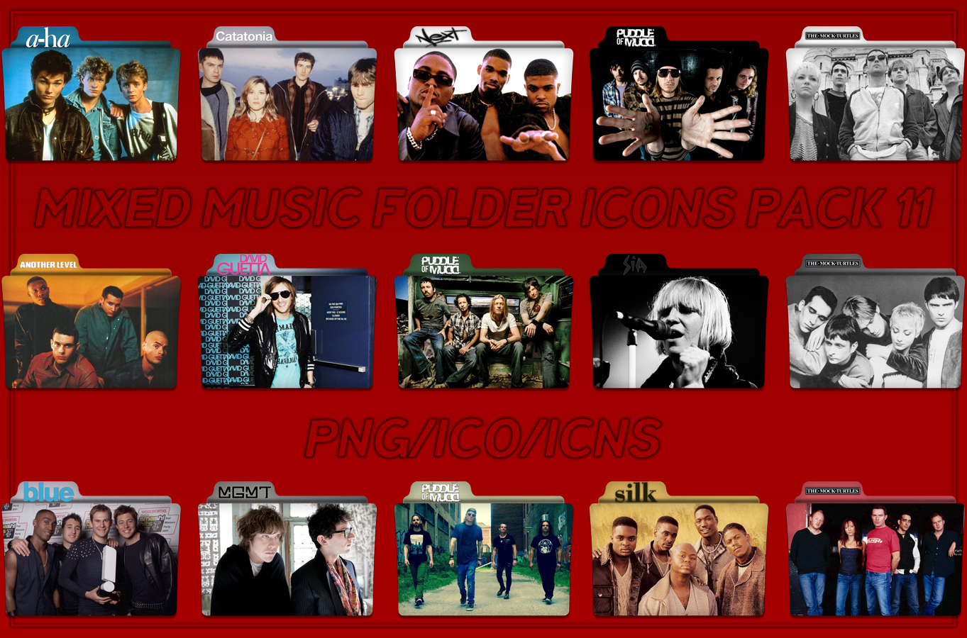 Mixed Music Folder Icons pack 11 by ChrisNeville32 on DeviantArt