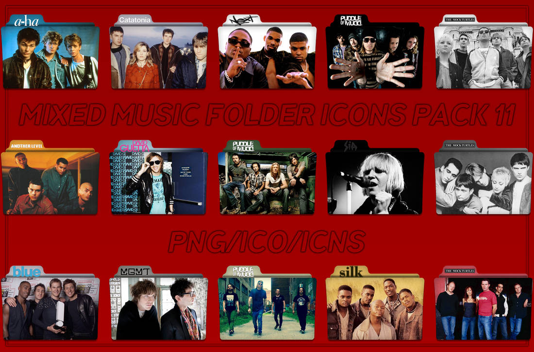 Mixed Music Folder Icons pack 11 by ChrisNeville32 on DeviantArt