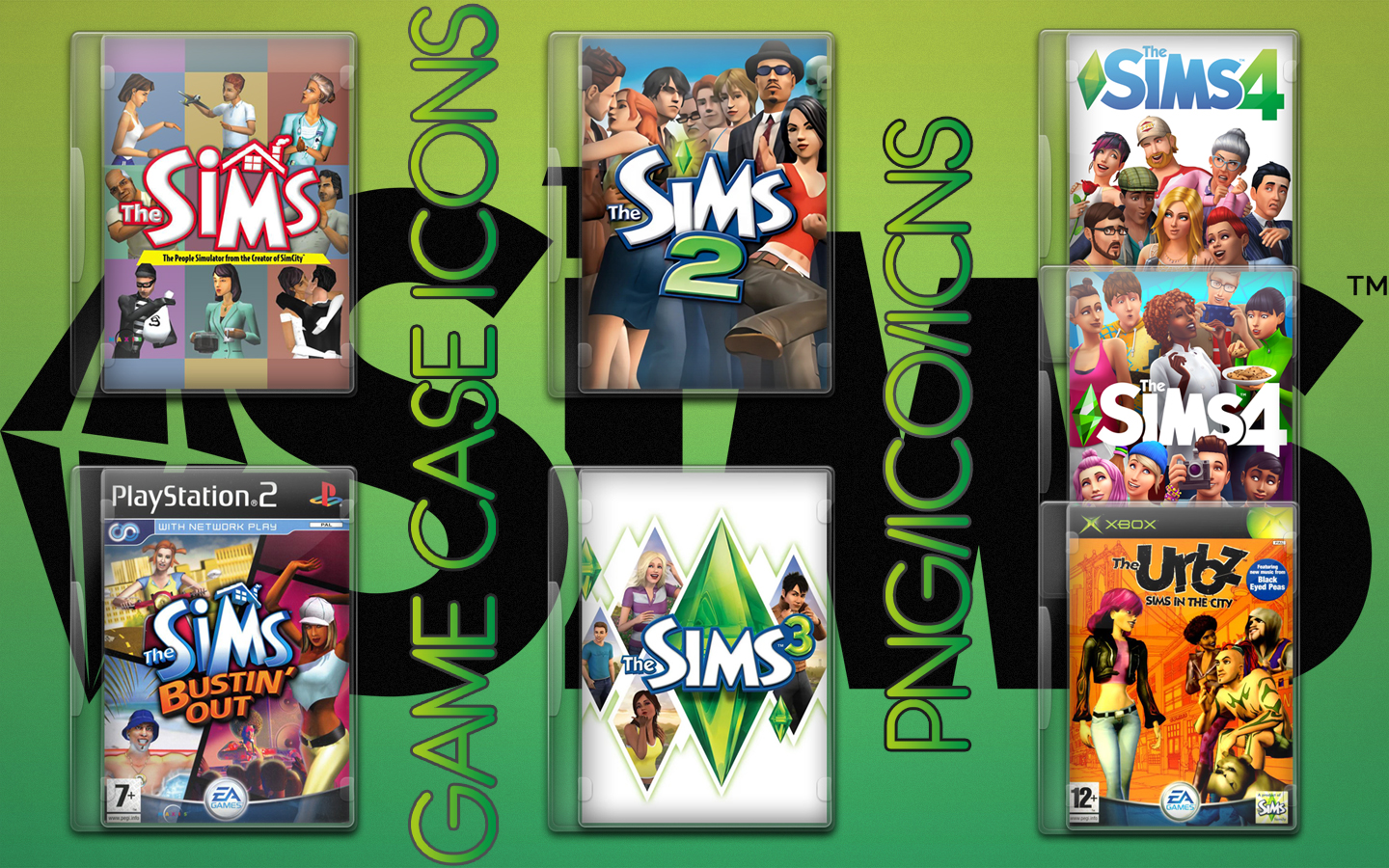 The Sims Game Case Icons pack by ChrisNeville32 on DeviantArt