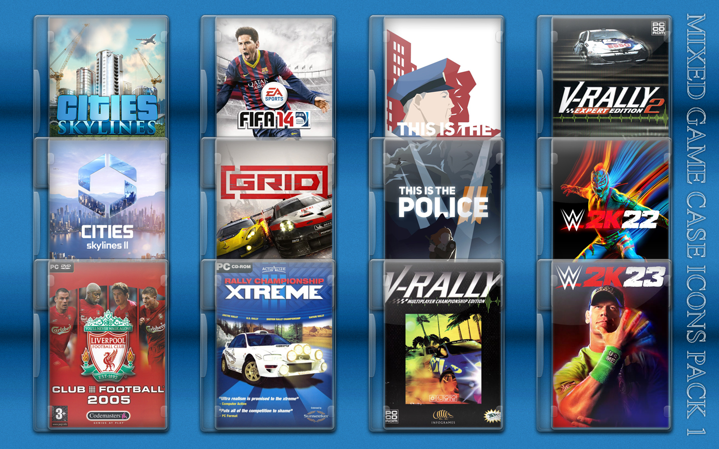 Mixed Game Case Icons pack 1 by ChrisNeville32 on DeviantArt