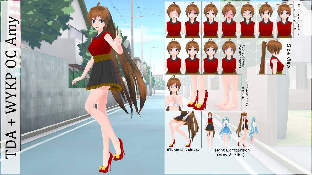 [MMD DL] TDA + WYKP OC Amy by Mario-and-Sonic-Guy on DeviantArt