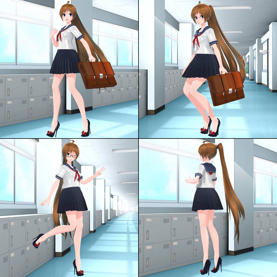 [MMD DL] TDA + WYKP School Uniform Amy by Mario-and-Sonic-Guy on DeviantArt