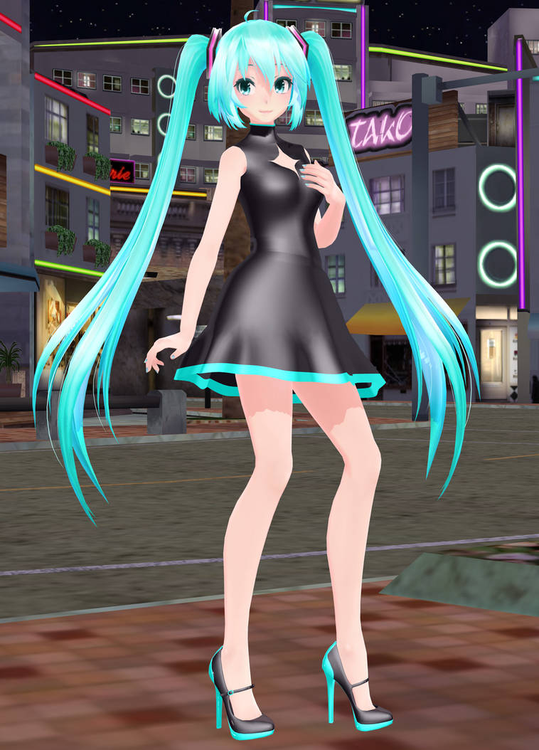 [MMD DL] TDA + WYKP Keyhole Dress Miku by Mario-and-Sonic-Guy on DeviantArt